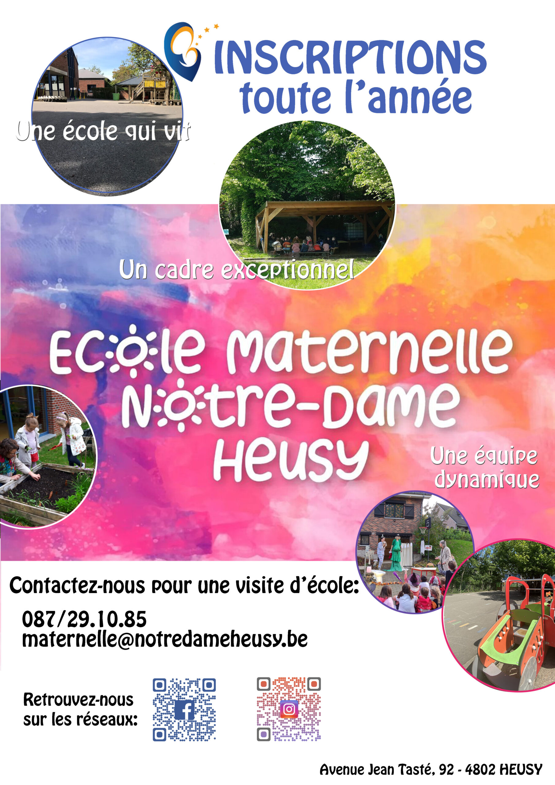 INSCRIPTION – Bienvenue à l'école maternelle